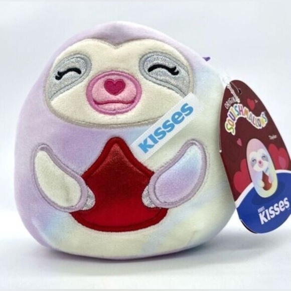 Squishmallows | Toys | Nwt 5 Taylor The Sloth Squishmallow Valentines ...